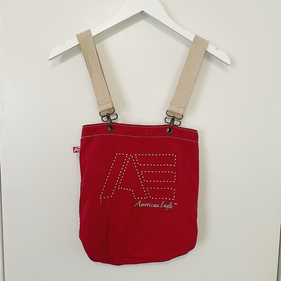 American Eagle By Payless | Bags | Vintage Red American Eagle Tote Bag ...